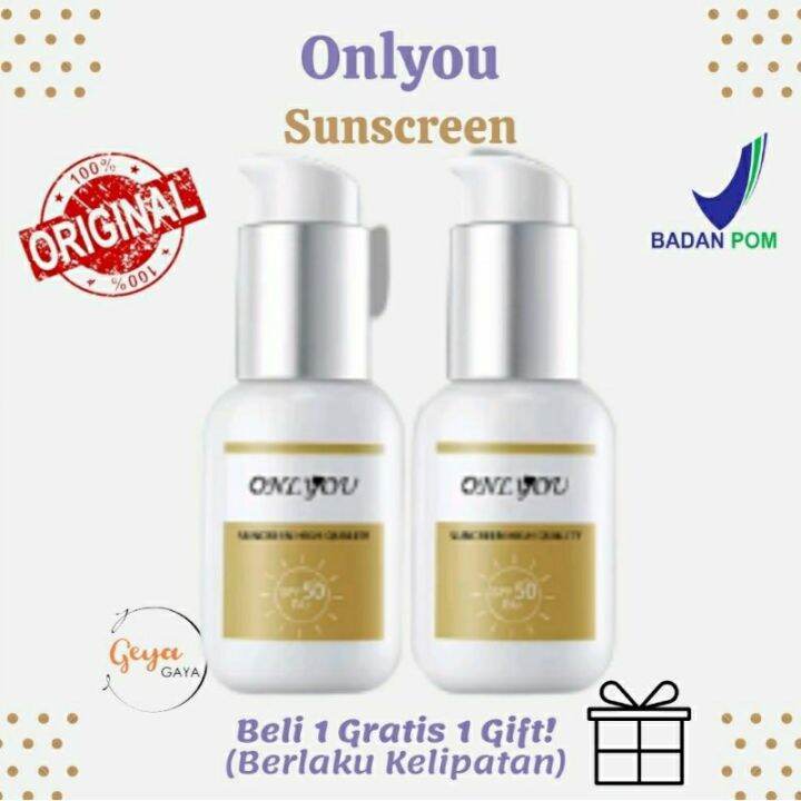 ‼️READY‼️[SUNSCREEN] ONLYOU SUNSCREEN SPF 50PA++ ONLY YOU SUNSCREEN ...
