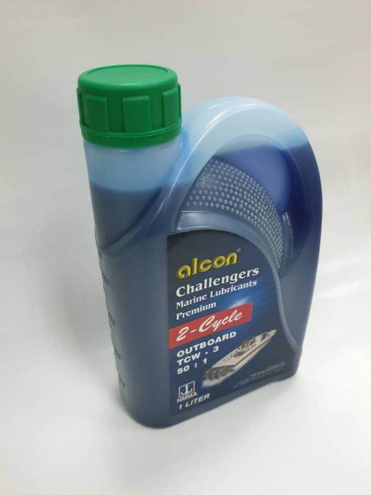 ALCON TCW-3 ENGINE OIL 1L OUTBOARD MARINE LUBRICANTS PREMIUM 2-STROKE ...