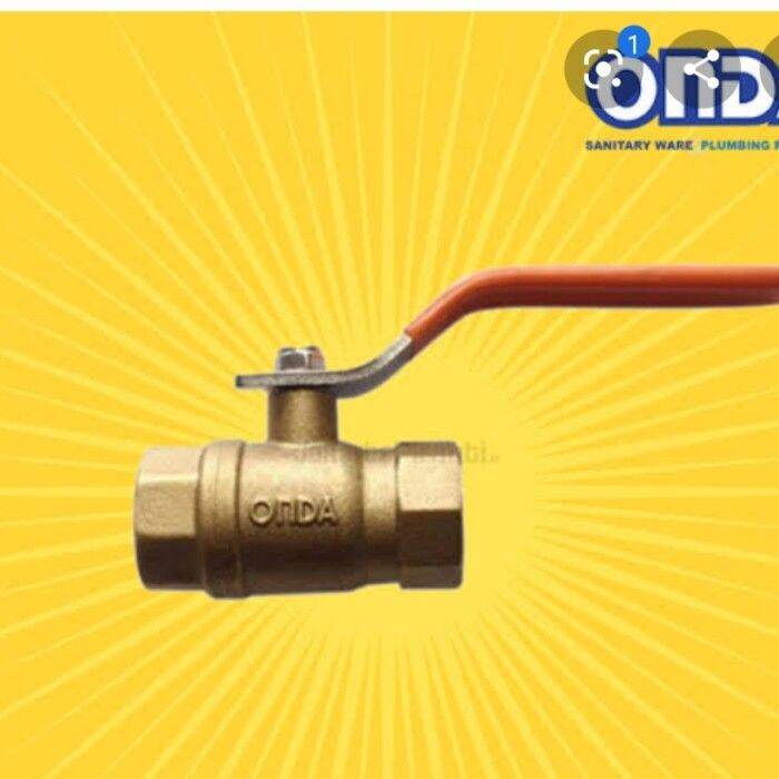 Ball valve kuningan Onda 3/4 ,Stop kran kuningan onda 3/4 | Lazada ...
