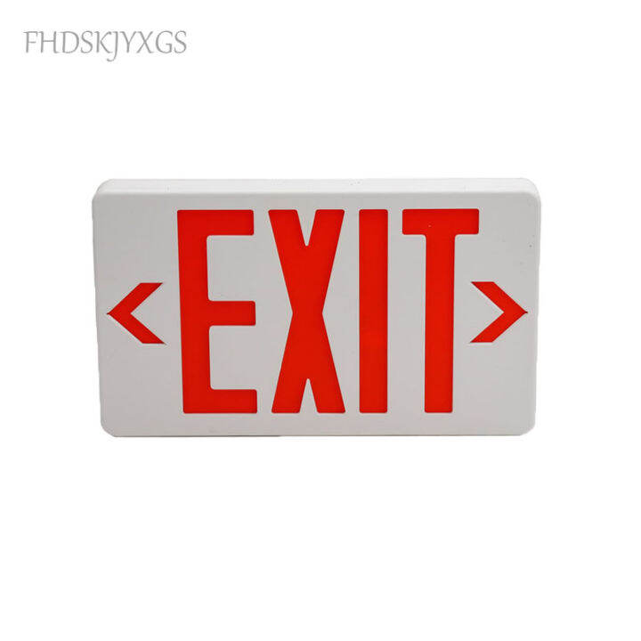 Exit Light AC 220v Red Exit Sign Led Emergency Light Fire Safety ...