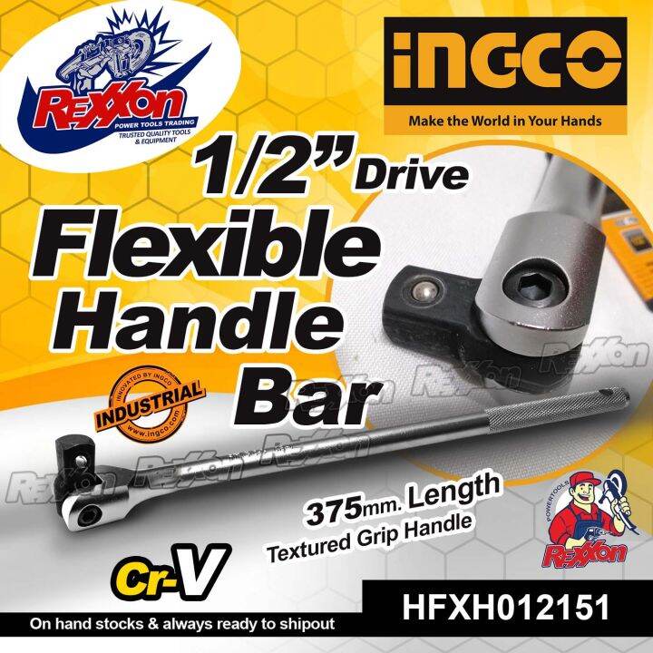 INGCO 1/2" Flexible Power Handle HFXH012151 Rexxon Power Tools Trading ...