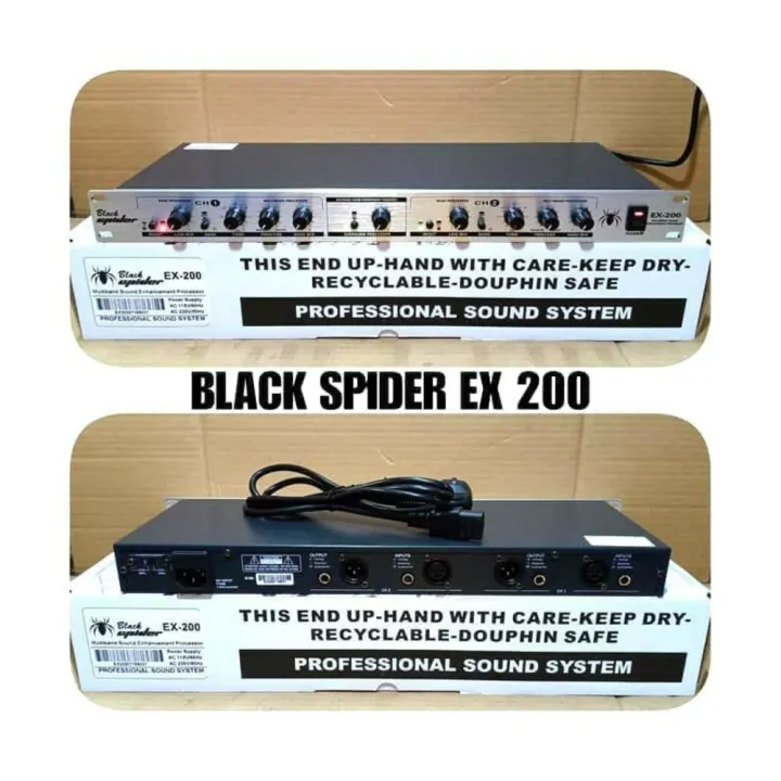 Processor Tone control Black spider EX 200 | Lazada Indonesia