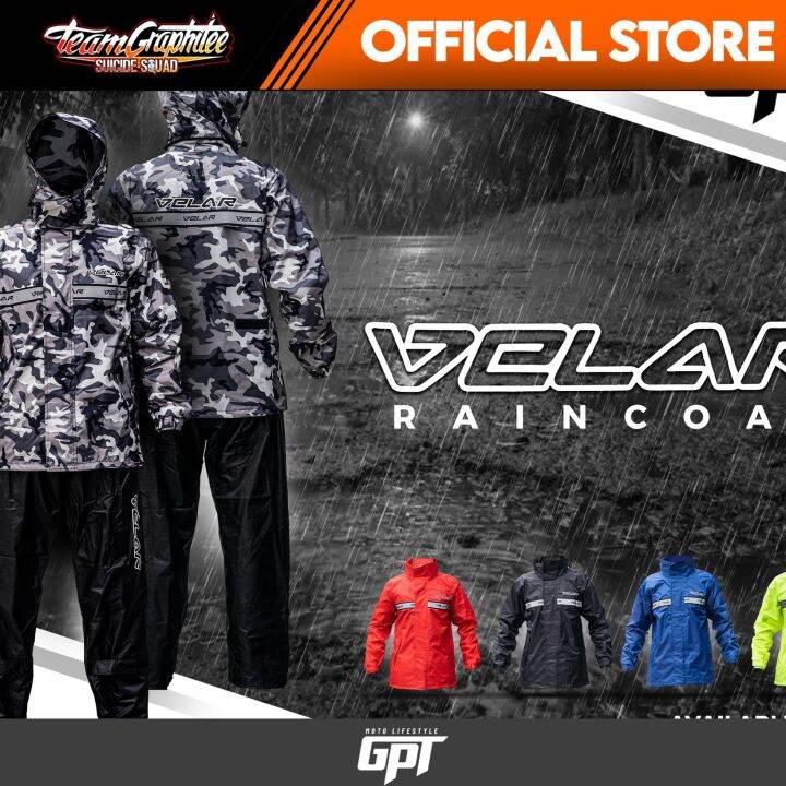 VELAR MOTORCYCLE RIDING RAINCOAT WITH PANTS | Lazada PH