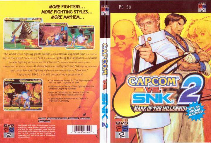 PS2 GAME CAPCOM VS SNK 2 | Lazada