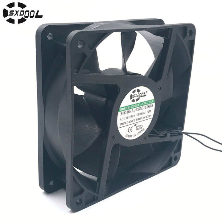 Ec motor cooling fan 220V 110V 230V 115V SXDOOL SXDE12038HB 120mm 12038 ...