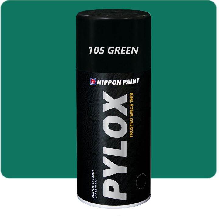 Pilox Motor 300CC Pylox Nippon Paint Warna 105 Green Glossy | Lazada ...
