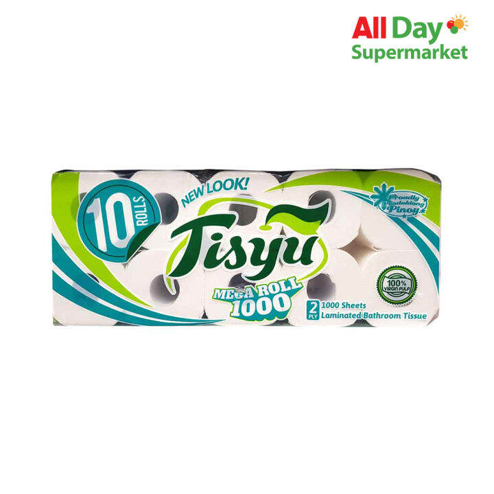 Tisyu Bathroom Tissue Mega 10Rolls 1000Sheets 2Ply | Lazada PH