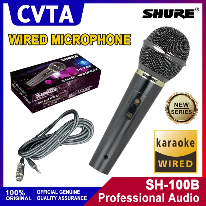 SHURE SH-100/SH-100B Dynamic Microphone | Lazada PH
