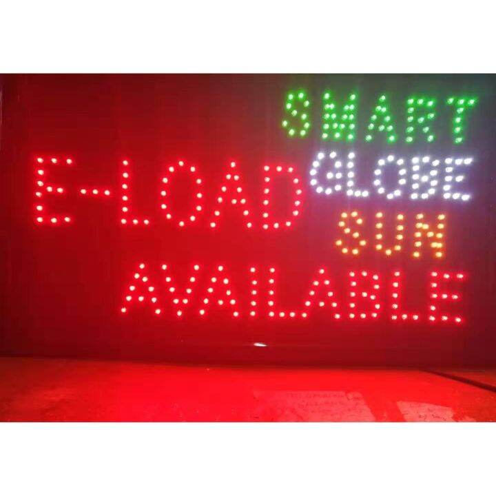 E-LOAD SMART GLOBE SUN AVAILABLE LED SIGNAGE | Lazada PH