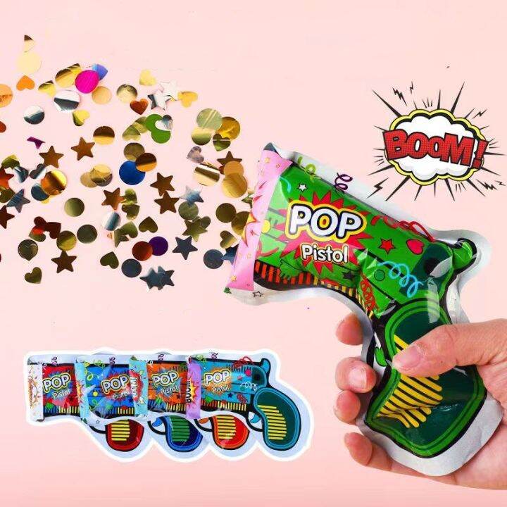 Foil Balloons Confetti Poppers Cannon Gun Party Needs Confetti ...