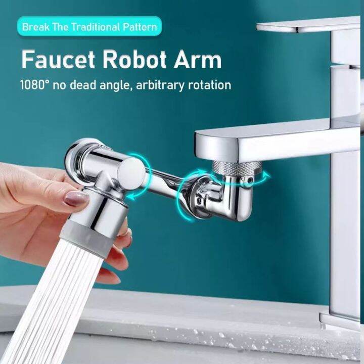 Universal 1080° Rotation Faucet Kitchen Faucet Extender Eye Extend ...
