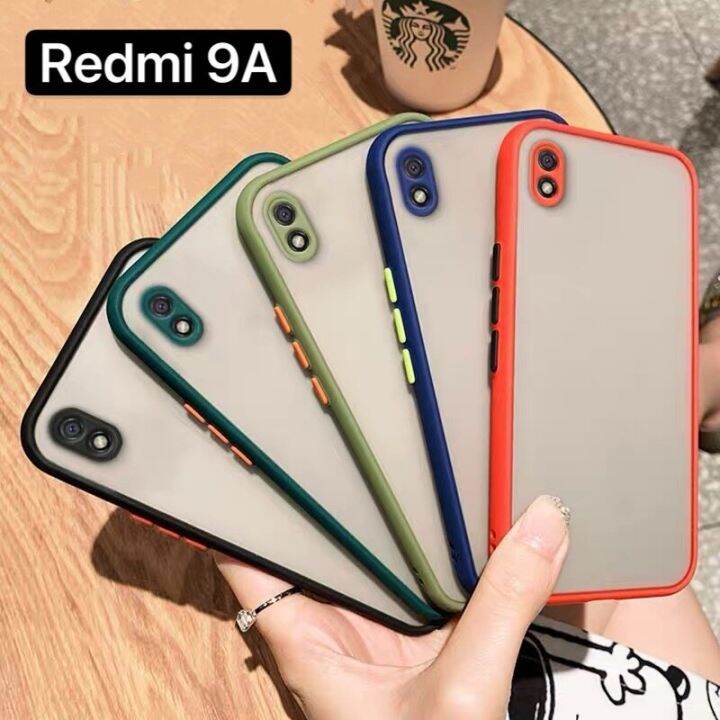 ส่งจากไทย เคสขอบสีผิวด้าน เคสมือถือ REDMI Redmi9A เคสขอบสีหลังด้าน Redmi9A ตรงรุ่น รุ่นใหม่ เคส ...