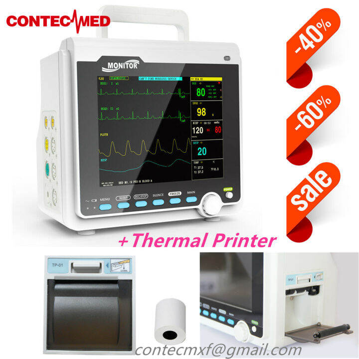 CONTECMED ICU patient monitor CMS6000 vital signs monitor 6 parameters ...