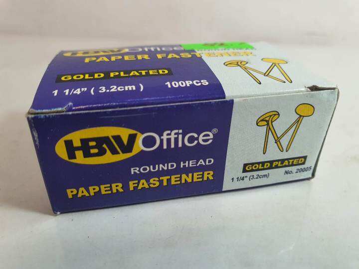 1bx Round head Paper Fastener (100 s) HBW | Lazada PH
