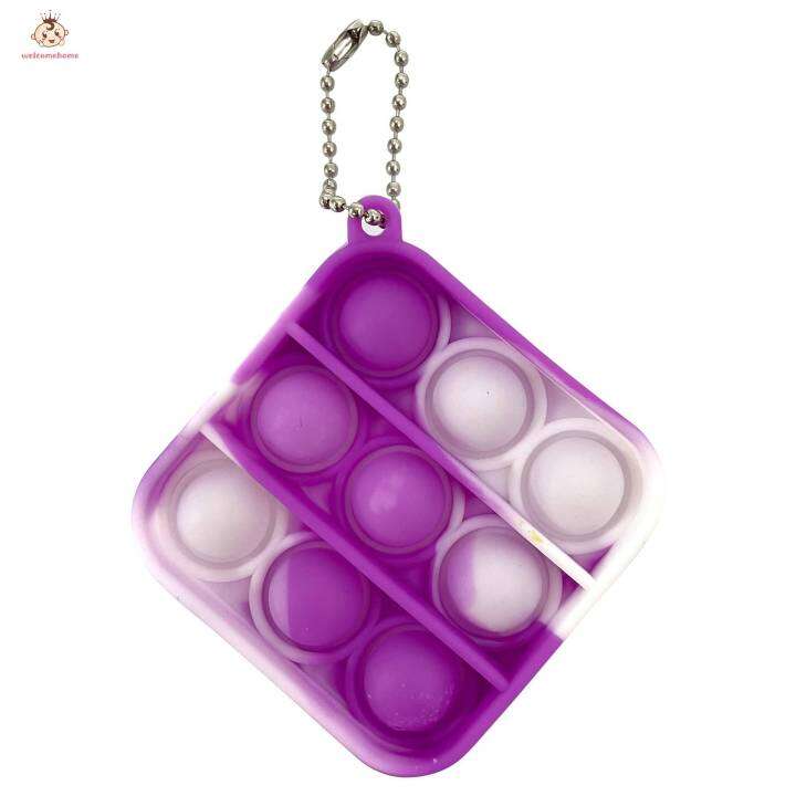 Bubble Keychain Sensory Fidget, Stress Relief, Dimple Anxiety Toy ...