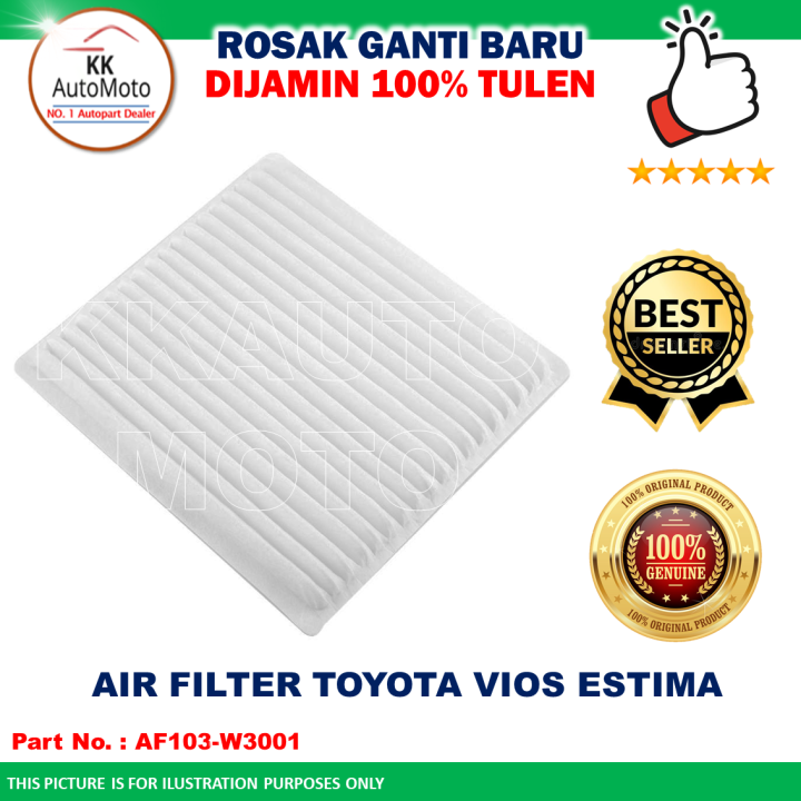 NCP42 Air-Cond Cabin Air Filter (AF103) NCP42 ACR30 ACV30 ACU30 - AF103 ...