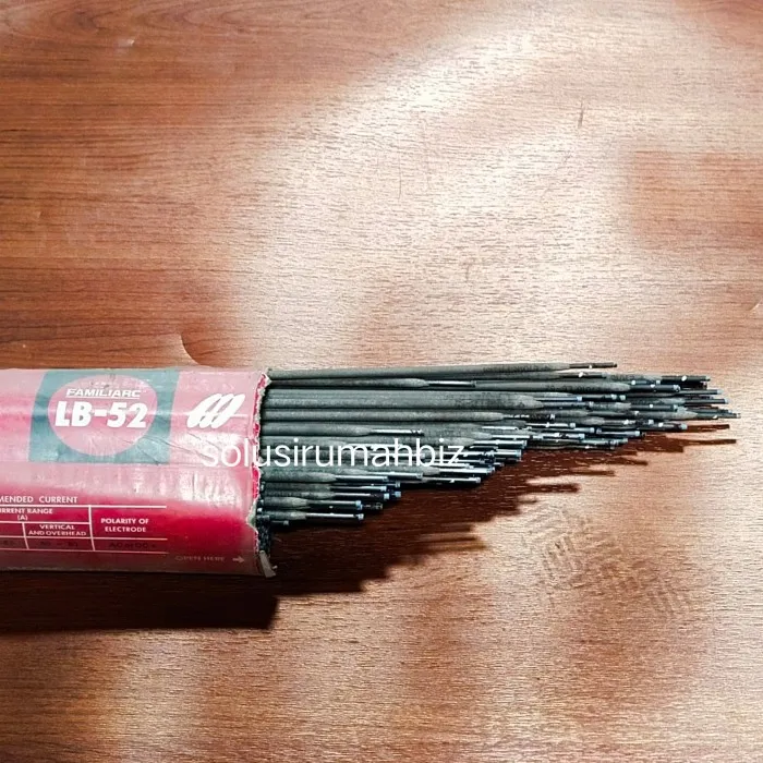 KAWAT LAS 2.6M LB52 1KG perkg ecer kgan 1 kg LB-52 LB 52 welding ...