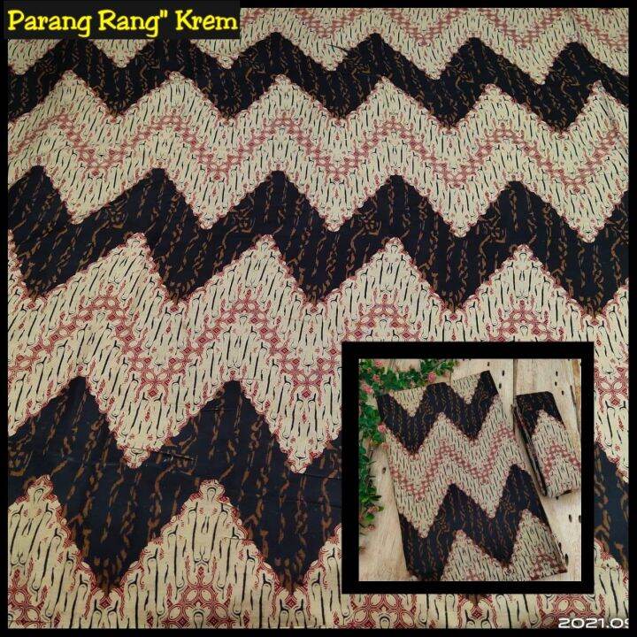 kain batik printing batik motif rang rang batik motif zigzag bahan ...