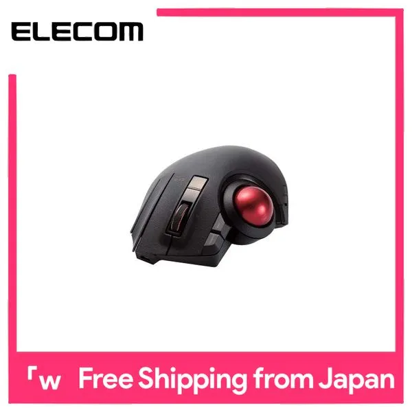 ELECOM trackball mouse/thumb/8 button/wired/wireless/Bluetooth/black | Lazada PH
