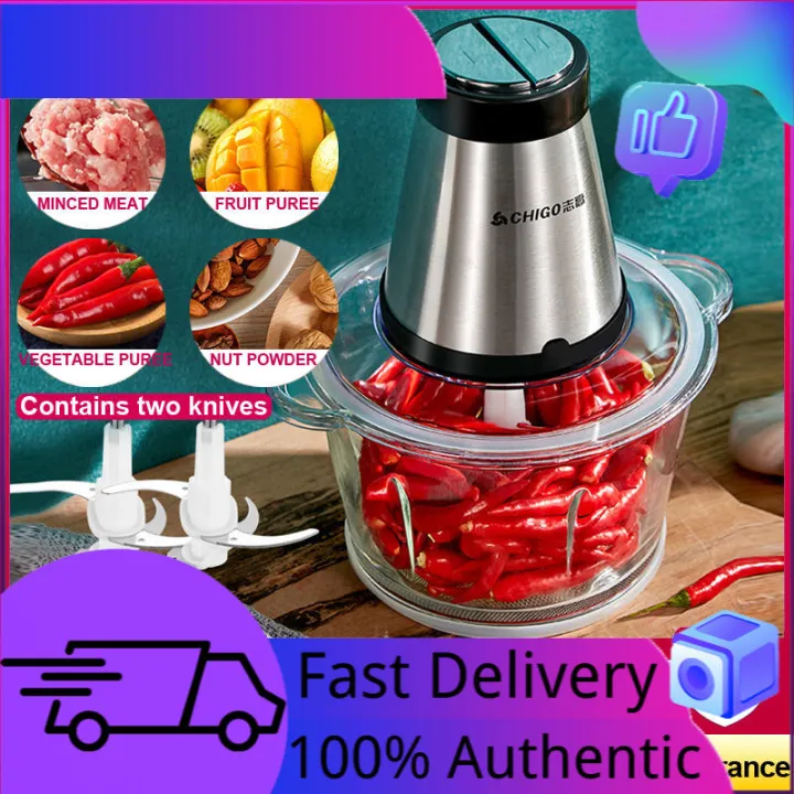 [Delivery at the first time] COD+300W Electric meat grinder Meat blender,food chopper grinder ...
