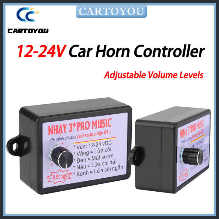 1 Pc - Nhay 3+ Pro Music Rapid Horn Relay12-24V 8/12 Tones & Volume ...