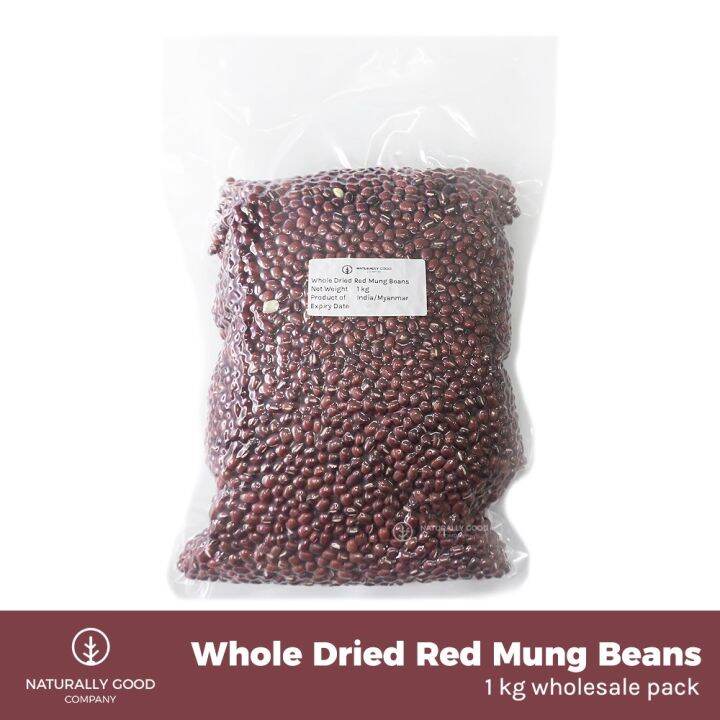 Dried Whole Red Mung Beans (1 kg wholesale pack) | Lazada PH