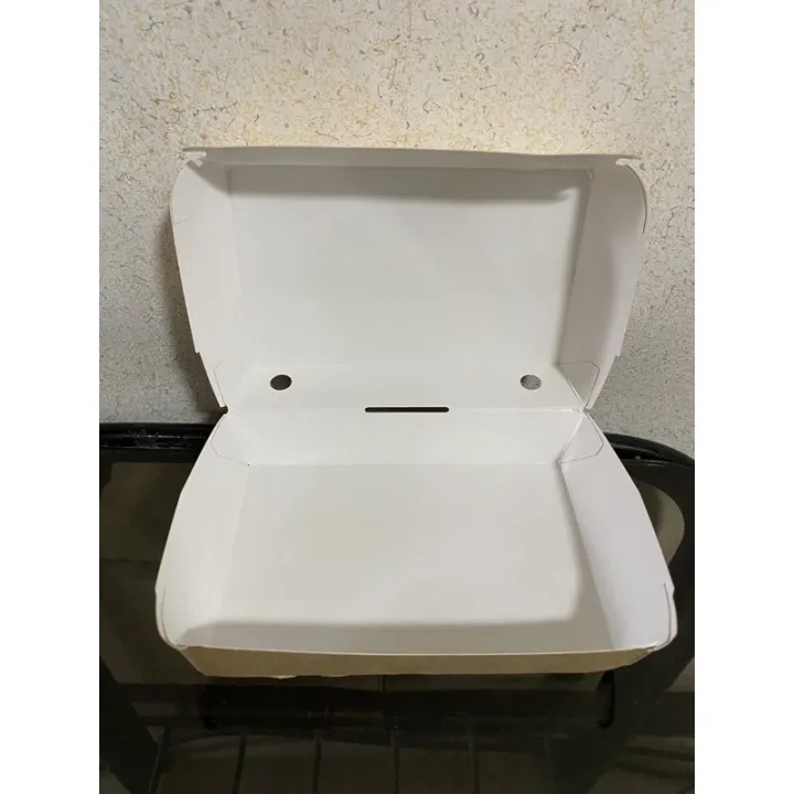 100pcs Laminated Clamshell Small Paper Meal Box 4 x 6 x 2.1 Food Box ...