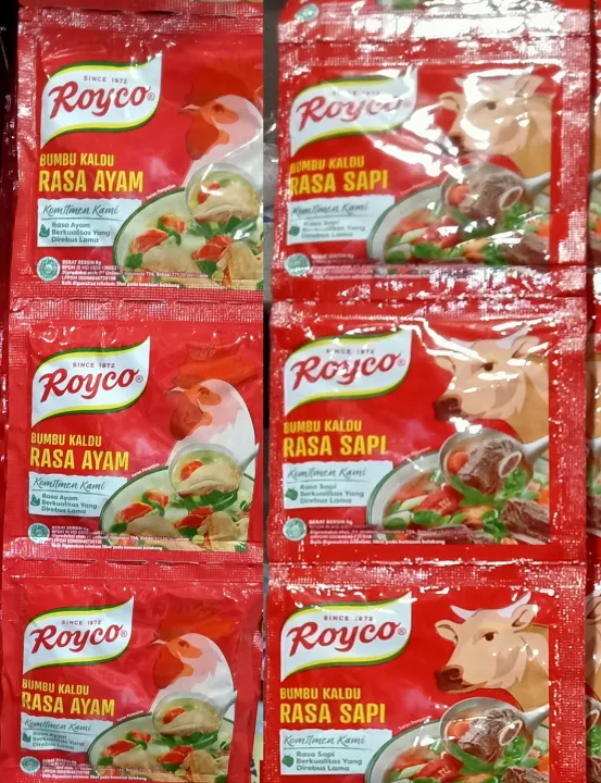 Royco Ayam Royco Sapi 1 renteng isi 12 bungkus @ 8 gram | Lazada Indonesia