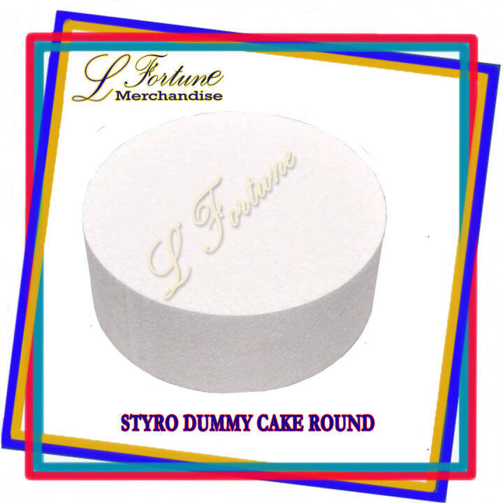 Fortune Dummy Cake ( Styrofoam Round) 4 to 12 inches in diameter ...