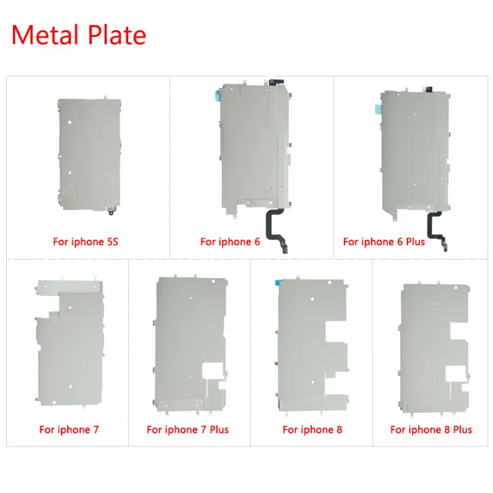 For iPhone 5S 6 6Plus 7 7Plus 8 8 PLUS LCD Screen Holder Inner Metal ...
