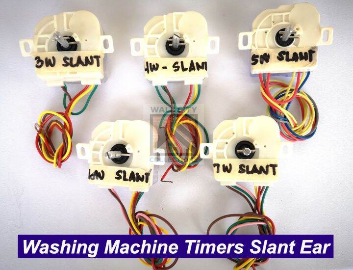 WCC 1pc. Washing Machine Timer 3 / 4 / 5 / 6 / 7 Wires (SLANT Ears ...