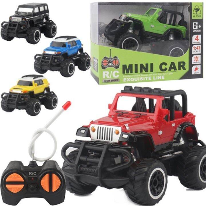 RC Cars Mini Radio Remote Control SUV Truck 1:43 Vehicle Sport Racing ...