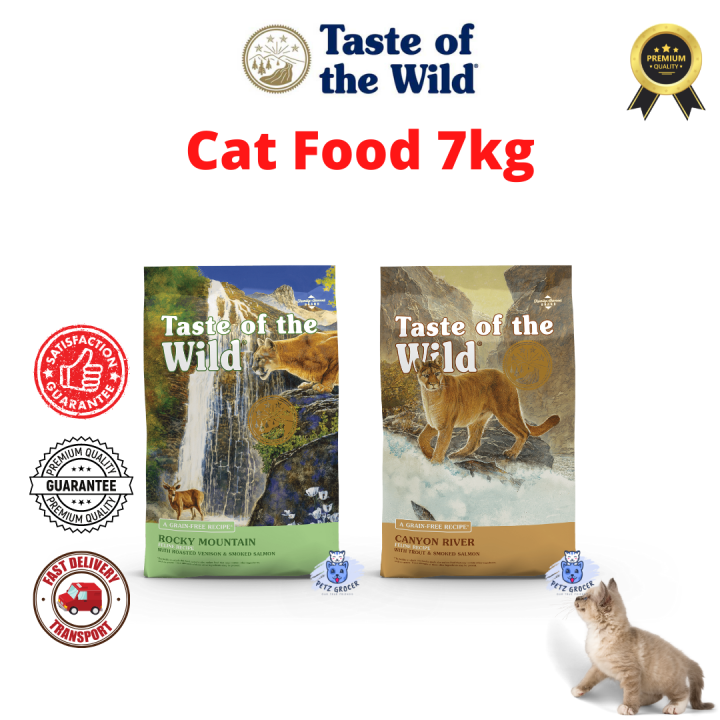 TOTW Taste Of The Wild Cat Food 7kg Makanan Kucing Super Premium High ...