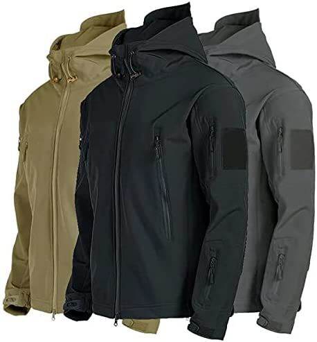 Army Waterproof Jacket Men's Military Shark Skin Soft Shell Jackets ...