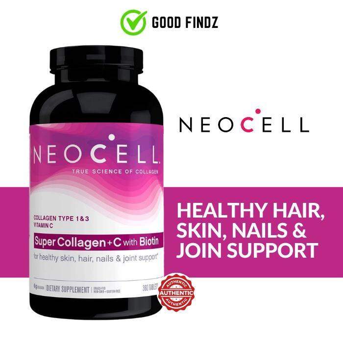 Neocell Collagen Vitamin C Biotin 360 Tablets Type 1 3 HAIR SKIN NAILS ...