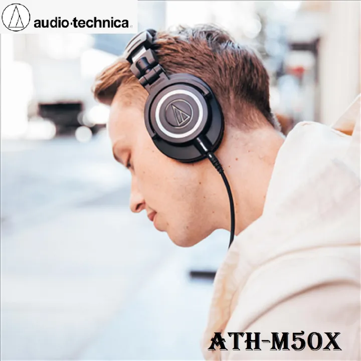 Audio Technica ATH M50X Monitoring Headphones | Lazada Indonesia