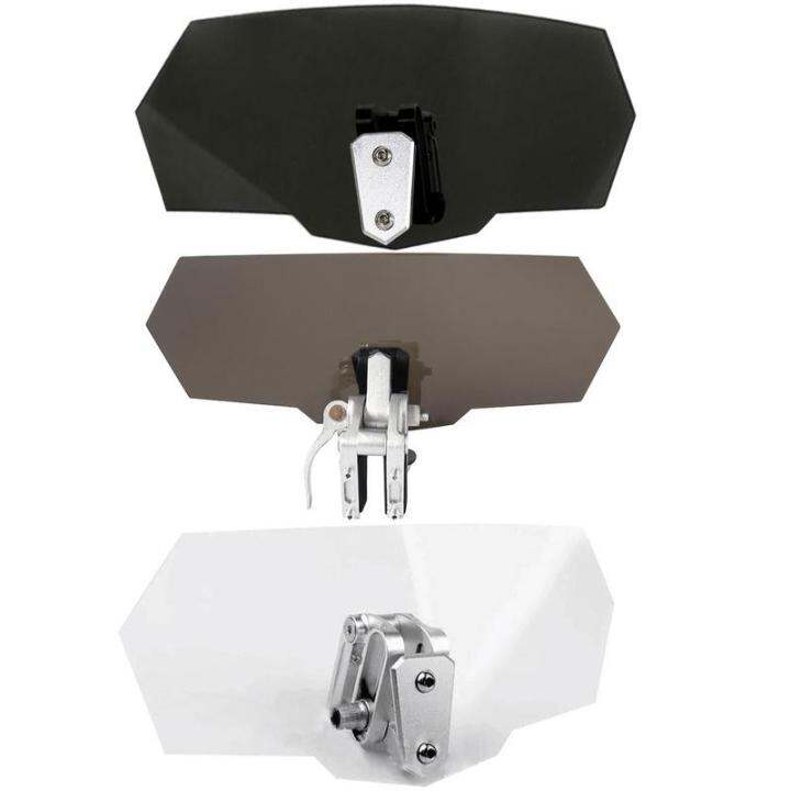 Motorcycle Risen Wind Screen Extension Moto Universal Windshield ...