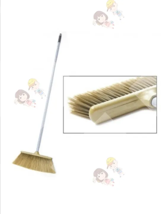 ORIGINAL RAYACO 2020 Superior Indoor NYLON BROOM +4FEET METAL HANDLE ...