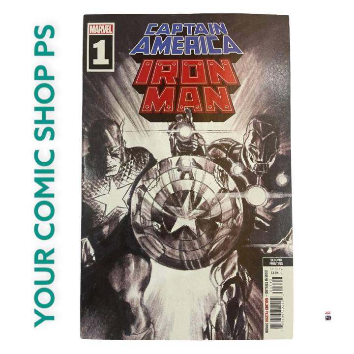 Captain America Iron Man 1 G Published May 2022 by Marvels 2nd Printing ...