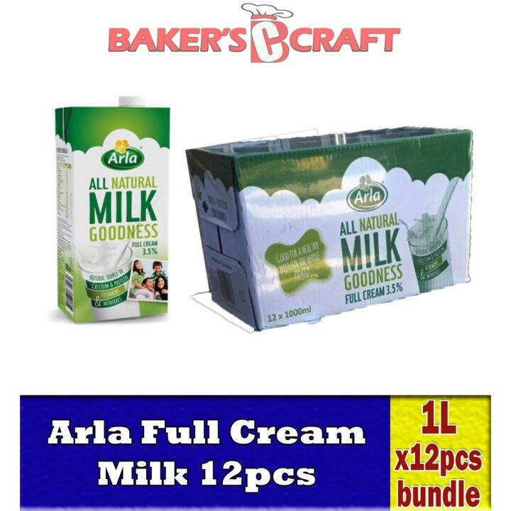 Arla Full Cream Milk 1 Box (12pcs/1L) | Lazada PH