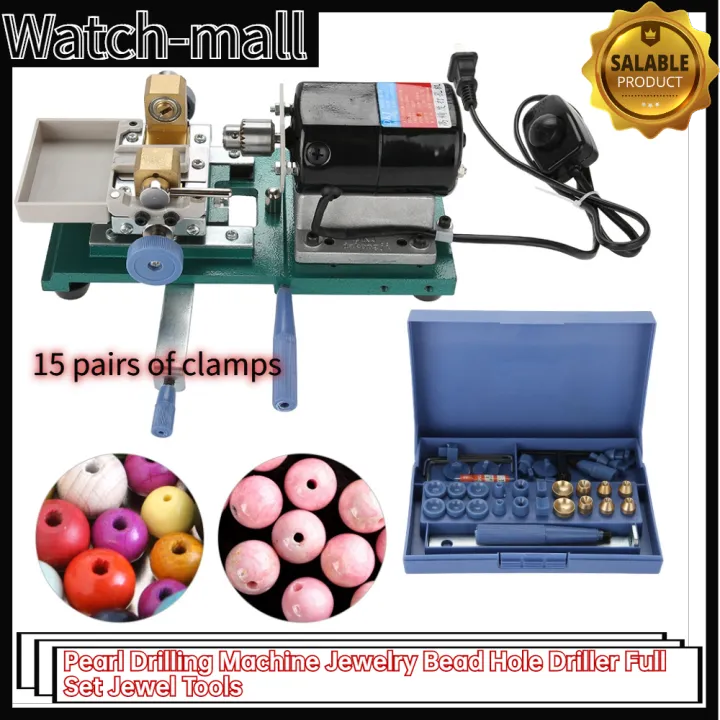 【Best Seller Watch】Pearl Drilling Machine Jewelry Bead Hole Driller ...