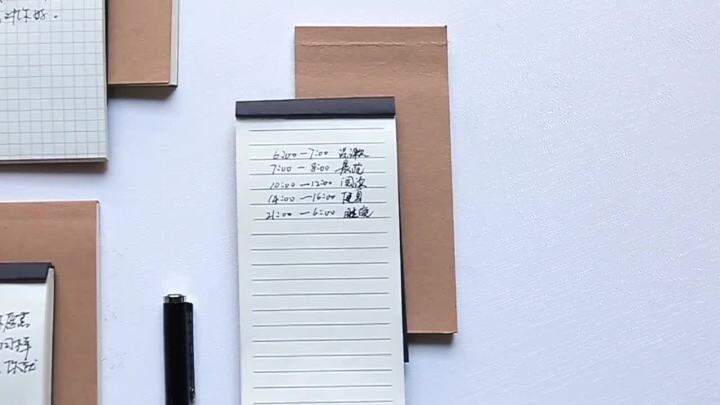 Creative Stationery Tearable Practical Notebook Kraft Paper Portable ...