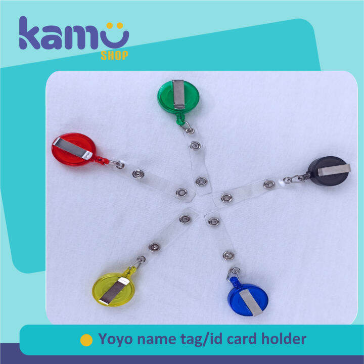 Yoyo name tag / id card holder [ isi 10 ] - YYT | Lazada Indonesia