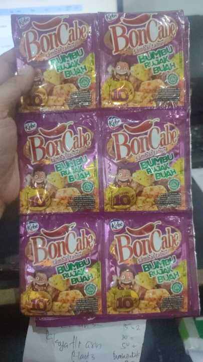 Bon cabe tabur bumbu rujak ( 1renceng isi 12) boncabe tabur enak dan ...