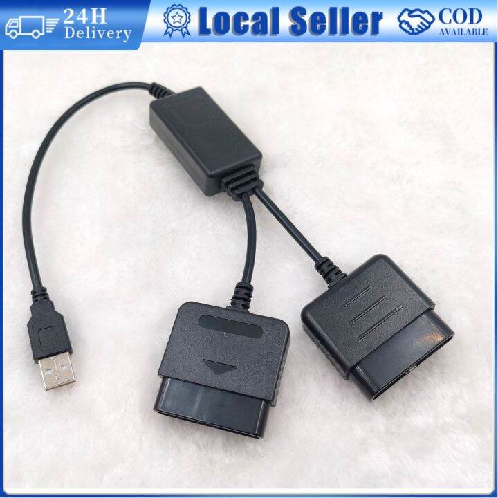 PlayStation Controller Adapter USB Converter Cable Cord for PS2 To PS3 ...