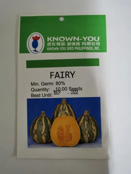 KNOWN YOU FAIRY SQUASH / PUMPKIN SEEDS ( ORIGINAL GARDEN PACK ) | Lazada PH