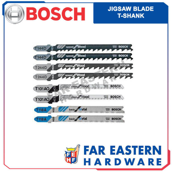 BOSCH Jigsaw Blade for Wood | Metal | Aluminum (5pcs per pack) RBAC ...