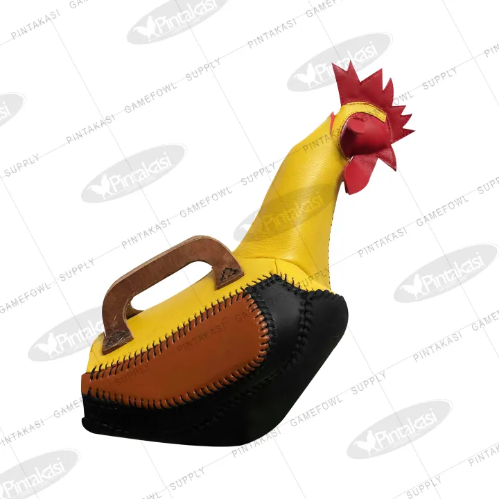 PINTAKASI 100% Genuine Leather BR Yellow Mexican Gamefowl Training ...