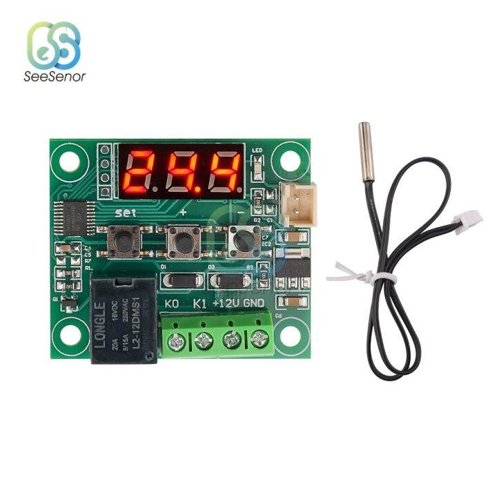 W1209 -50-110C Digital Temperature Controller Thermostat Temperature Control Thermostat Switch ...