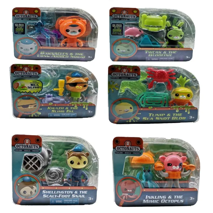 Octonauts Action Figures Glow In The Dark Marine Creature Vampire Squid ...